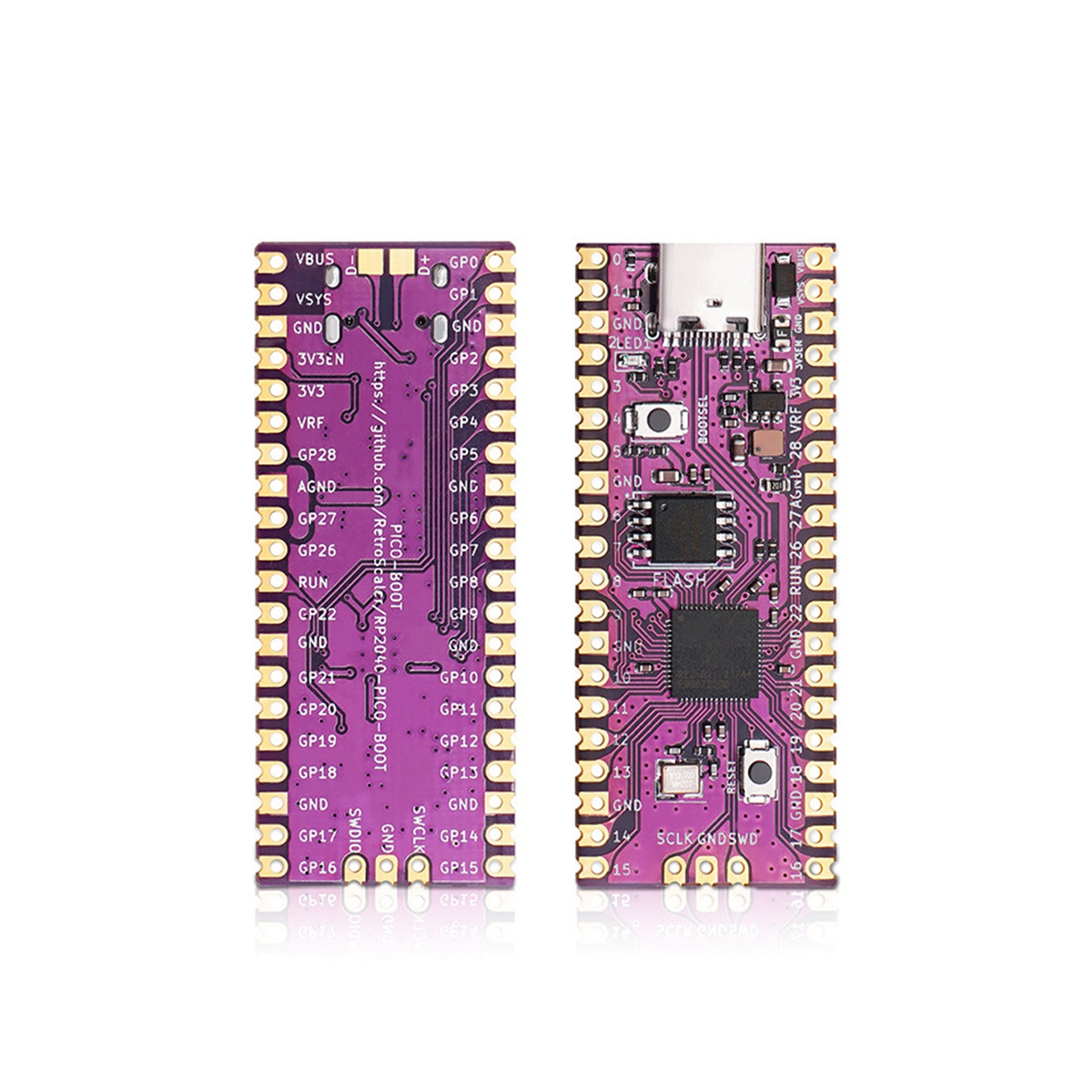 PicoBoot Replacement for Pico Board Replacement Modchip RP2040 USB TYPE ...