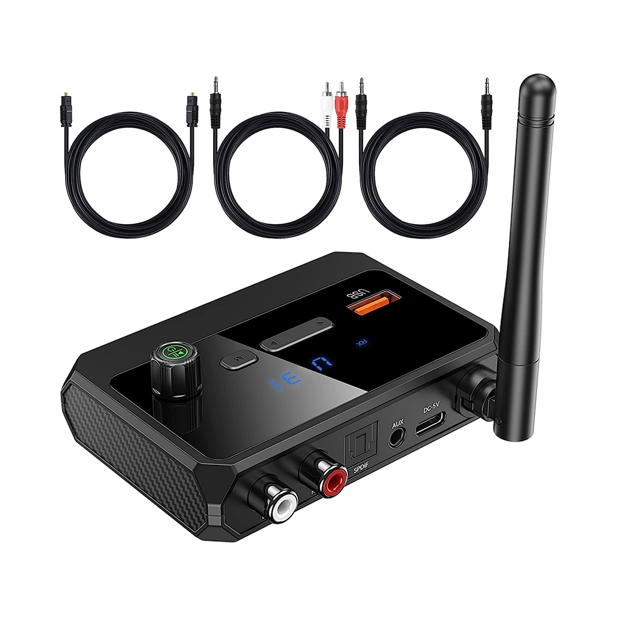 Bluetooth Adapter for Stereo Receiver Bluetooth 5.3 Receiver Wireless Audio Adapter for Home Stereo System