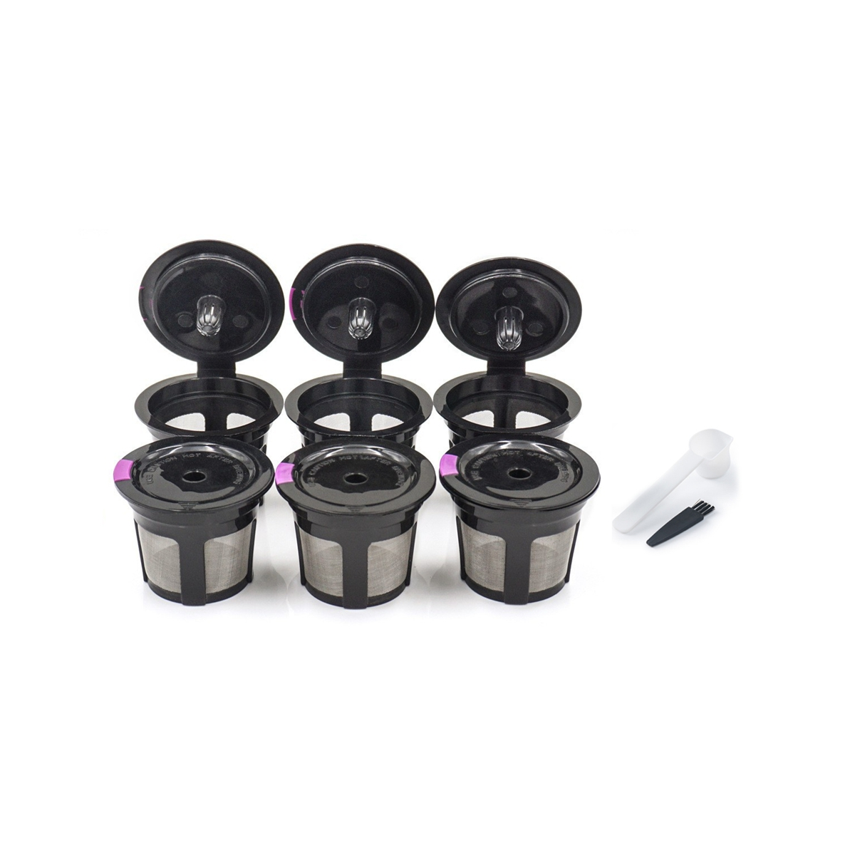 Reusable Coffee Filter K Cups Pod for 2.0 1.0 MINI PLUS Coffee Makers ...