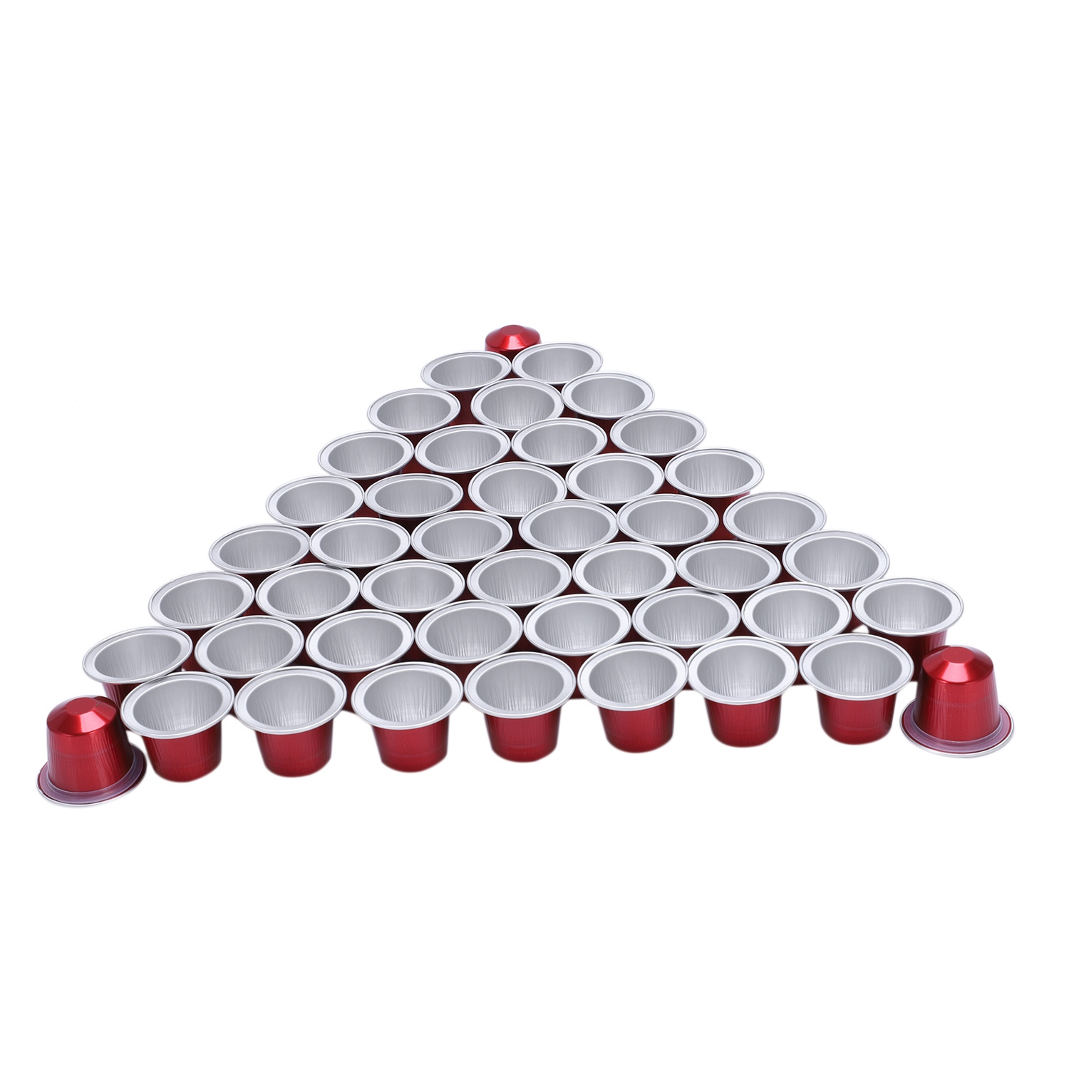 50 Sets Refillable Coffee Capsule Cup Disposable for Pod for Automatic ...