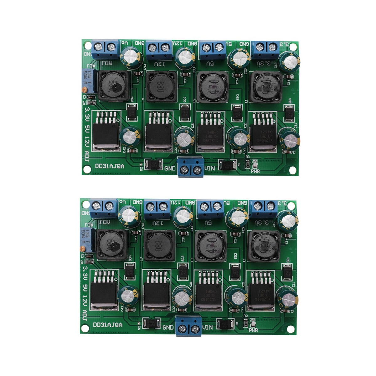 3A 4 Channels Multiple Switching Power Supply Module 3.3V 5V 12V ...