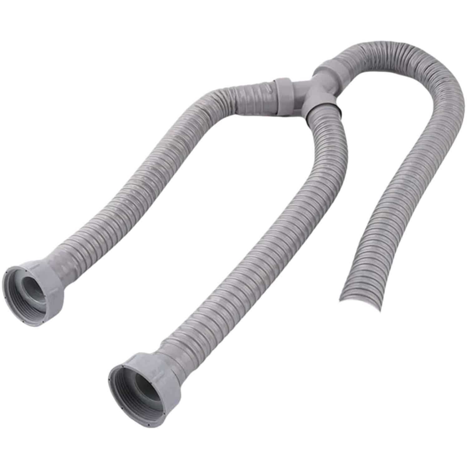 3.5Ft Washing Machine Pvc Y Shaped Drain Discharge Hose Washer Pipe ...