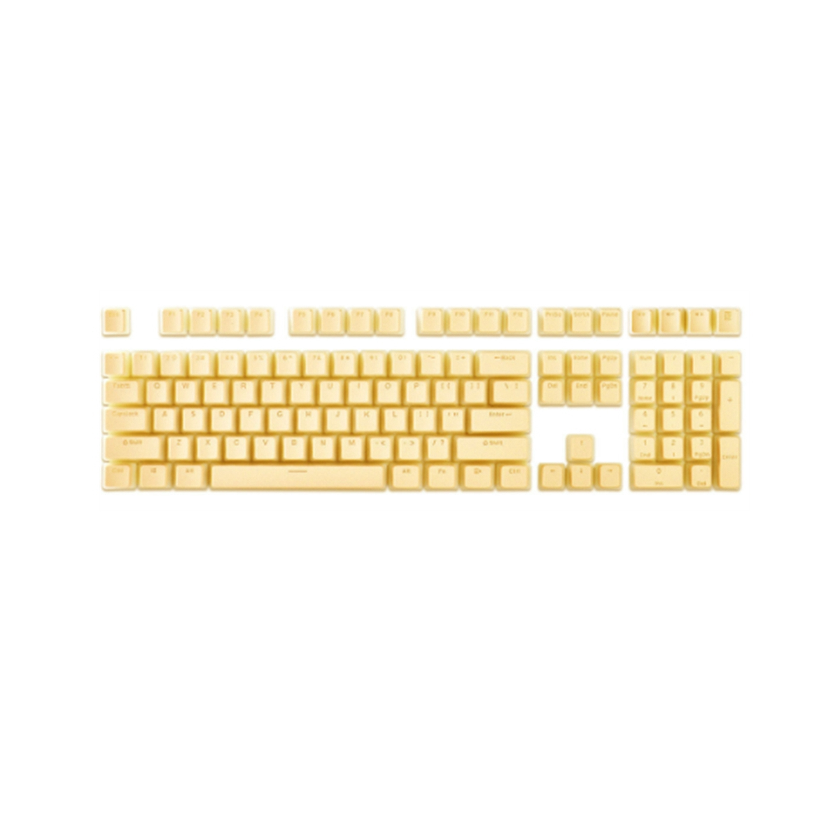 Pudding Keyboard Hat Box Mechanical Keyboard Double Skin Milk ...