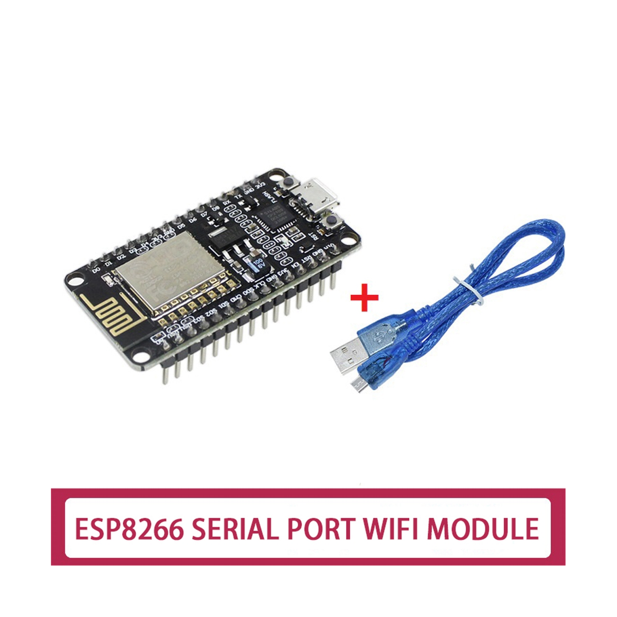 ESP8266 CP2102 Geliştirme Kartı USB Kablosu ESP-12E MCU ESP8266 Nodecu Lua V3 Nesnelerin ...