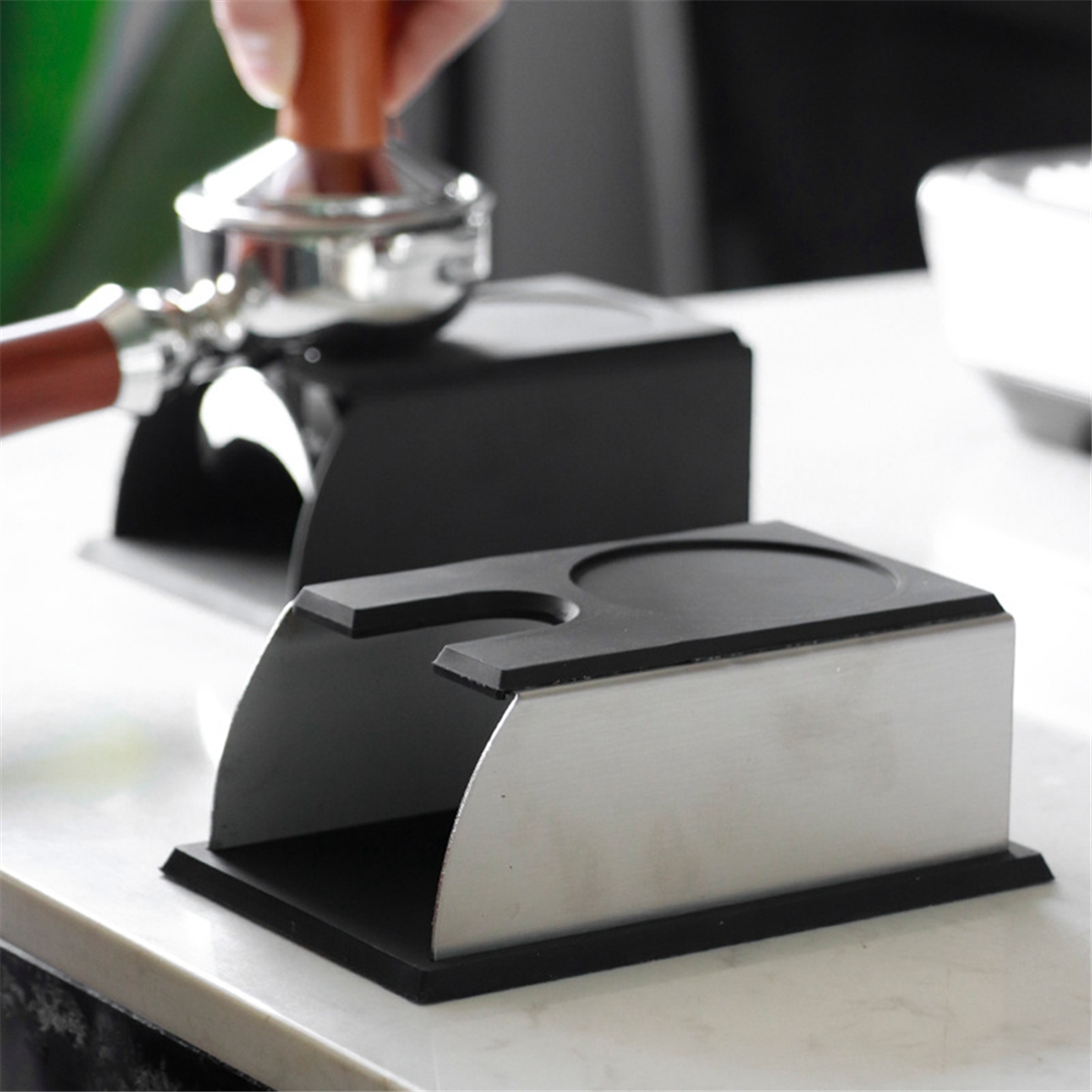 Stainless Steel Coffee Machine Operation Support, Powder Coffee Rack ...