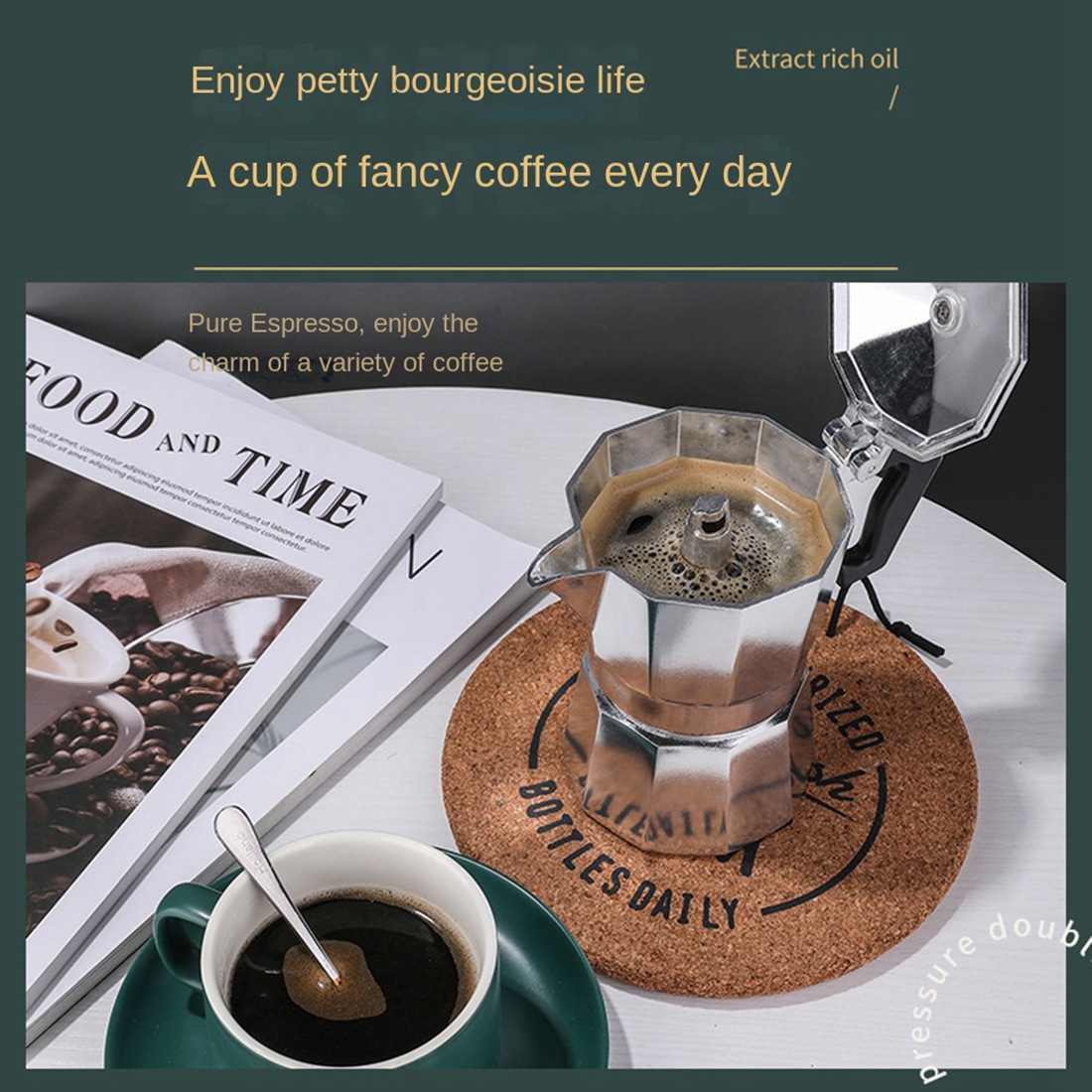 Gui Xulian Moka Pot Italian Coffee Machine Espresso Aluminum Geyser ...