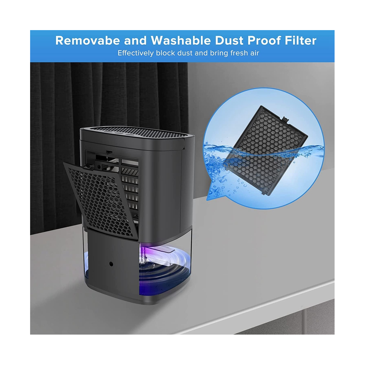 Gui Xulian Dehumidifier, Dehumidifiers for Home 35Oz Dehumidifier for ...