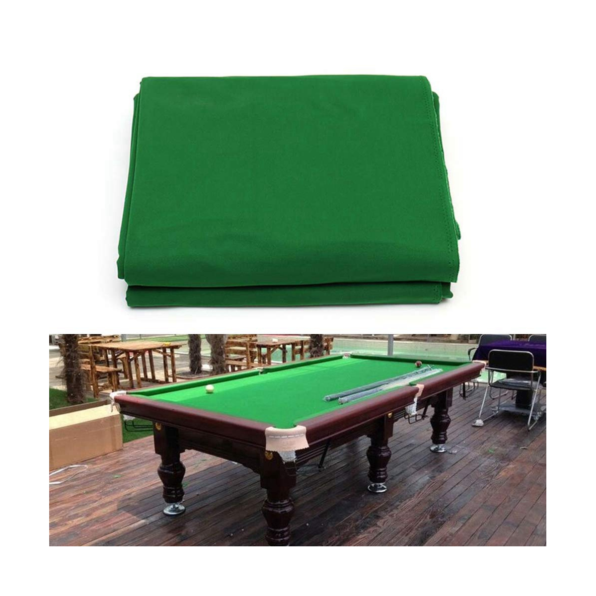 Billiard Cloth,8Ft Felt Cloth for 8Ft Pool Tables,Billiard Protector ...
