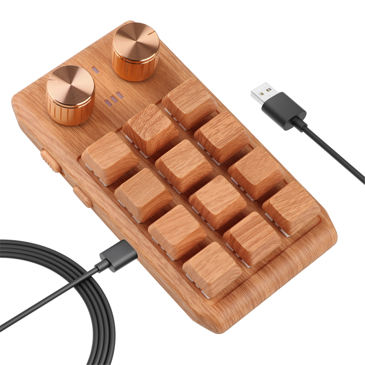 One-Handed Mechanical Keyboard,RGB LED Backlit Macro Keyboard ...