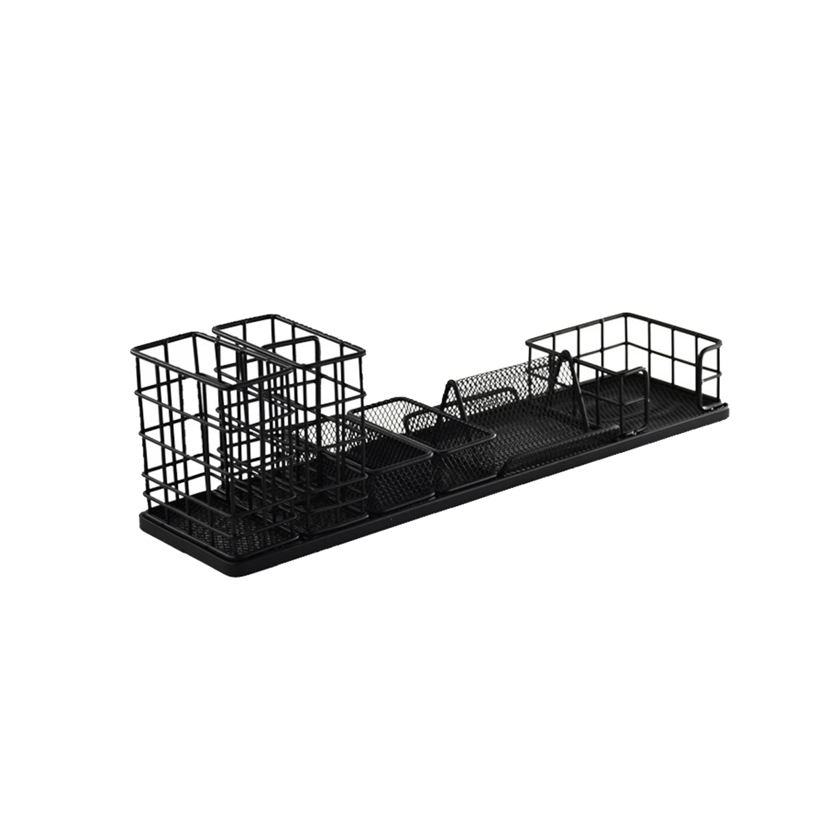 Multi-Functional Wrought Iron Office Desktop Storage Rack Finishing ...