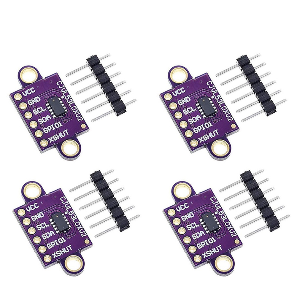 4Pcs VL53L0X Time-Of-Flight ToF Ranging Sensor Breakout 940Nm ...