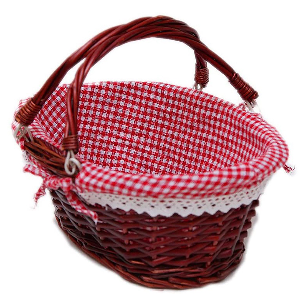 Wicker Basket Gift Basket Picnic Basket Candy Basket Storage Basket ...