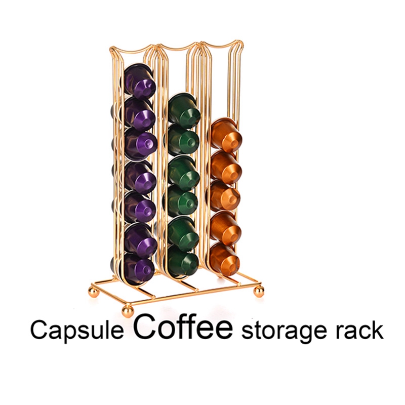 42 Cups for Nespresso Coffee Pods Rotating Rack Coffee Capsule Stand ...