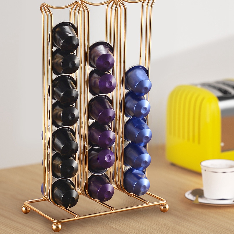 42 Cups for Nespresso Coffee Pods Rotating Rack Coffee Capsule Stand ...