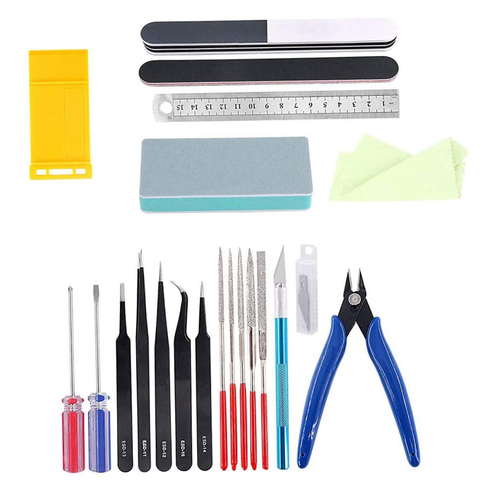 21PCS Model Basic Tools Repair Tools Hobby Building Tools for Tooldam ...