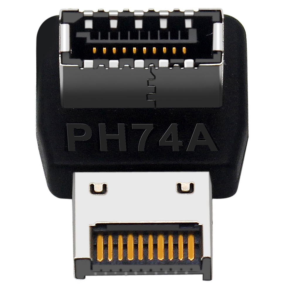 Computer Motherboard Type-E USB 3.1 Type-E Interface 90 Degree Steering ...