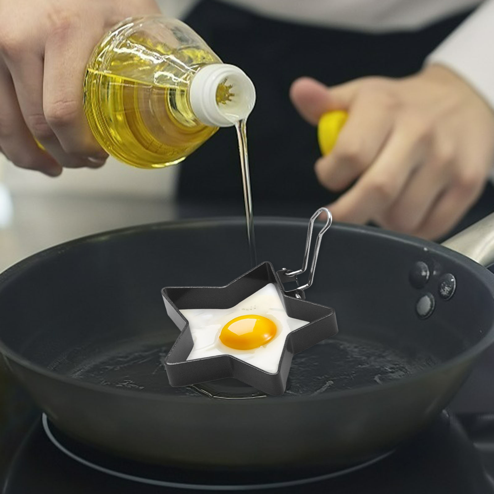 Portable Egg Frying Model Non-Stick Kitchen Cooking Tool for Breakfast ...
