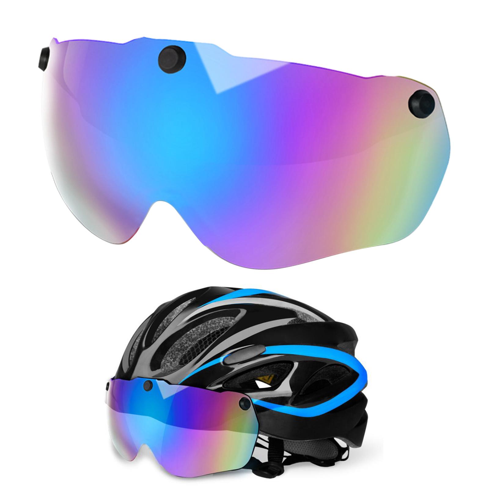 Goggles Replacement Lens Anti-Impact Helmet Eye Shield Scooter Magnetic ...