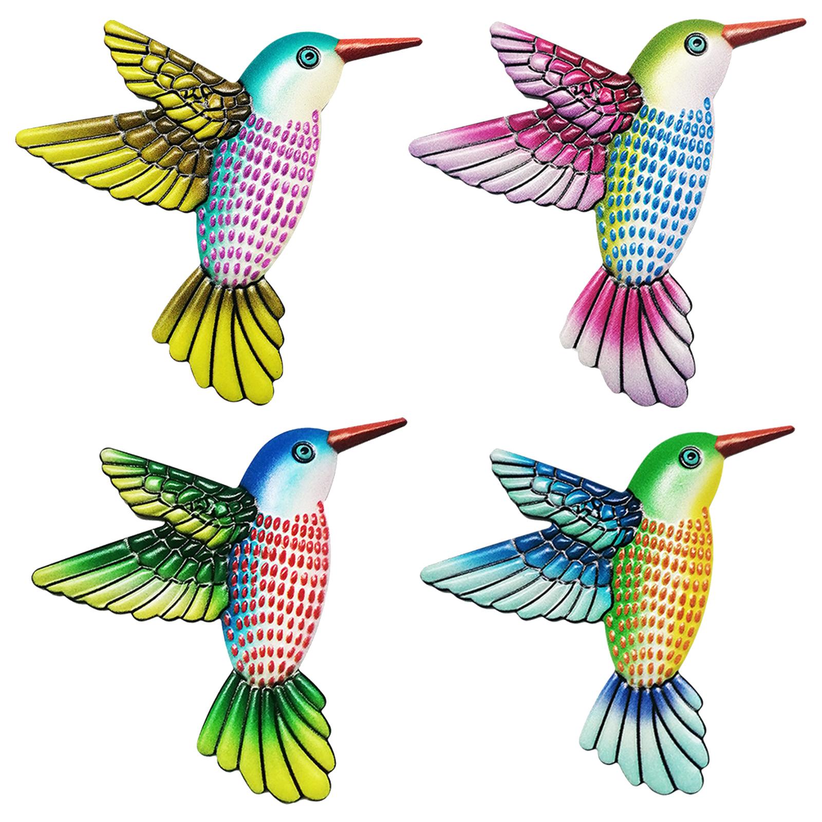 Hummingbird Wall Art Decor Statue Hand-Made for Lawn Living Room ...