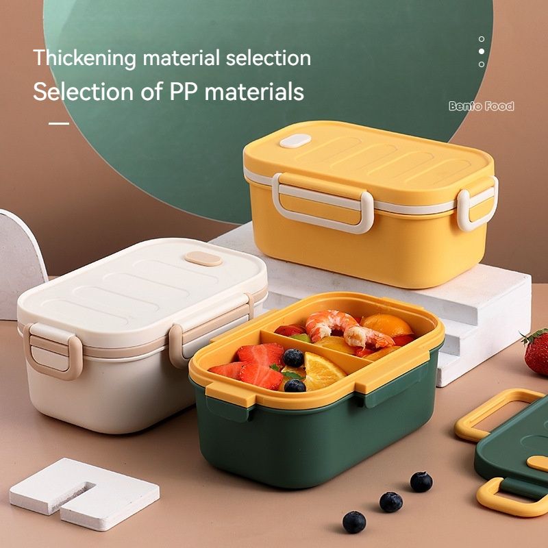 Simple portable double layer food grade material Dinner Salad Food ...