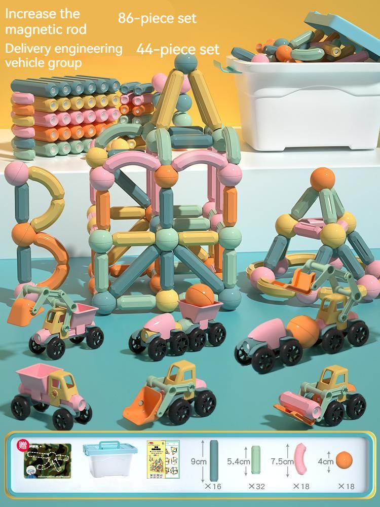 Big Blocks Variety Puzzle Magnetic Stick Toy - Hepsiburada Global