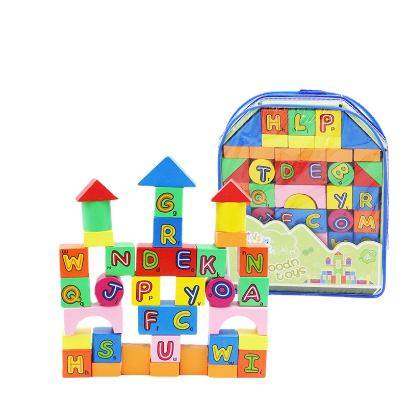 Large particle alphabet backpack building blocks toy - Hepsiburada Global