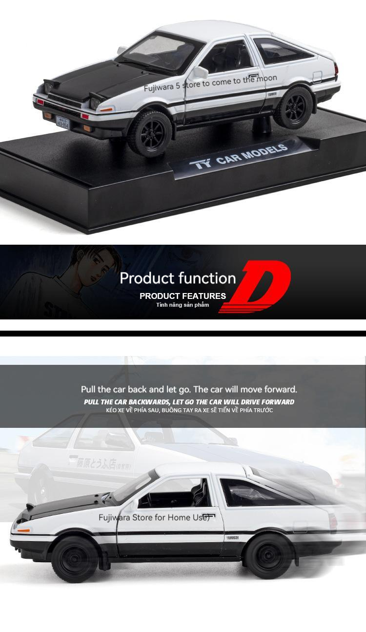 Simulation Fujiwara AE86 alloy car model ornaments - Hepsiburada Global
