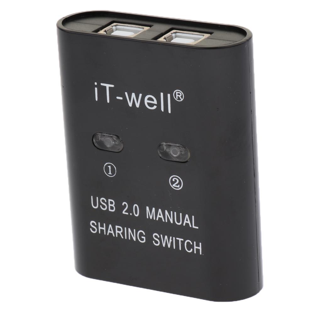 USB 2.0 Manual Sharing Switch KVM 2 Ports HUB For PC - Hepsiburada Global