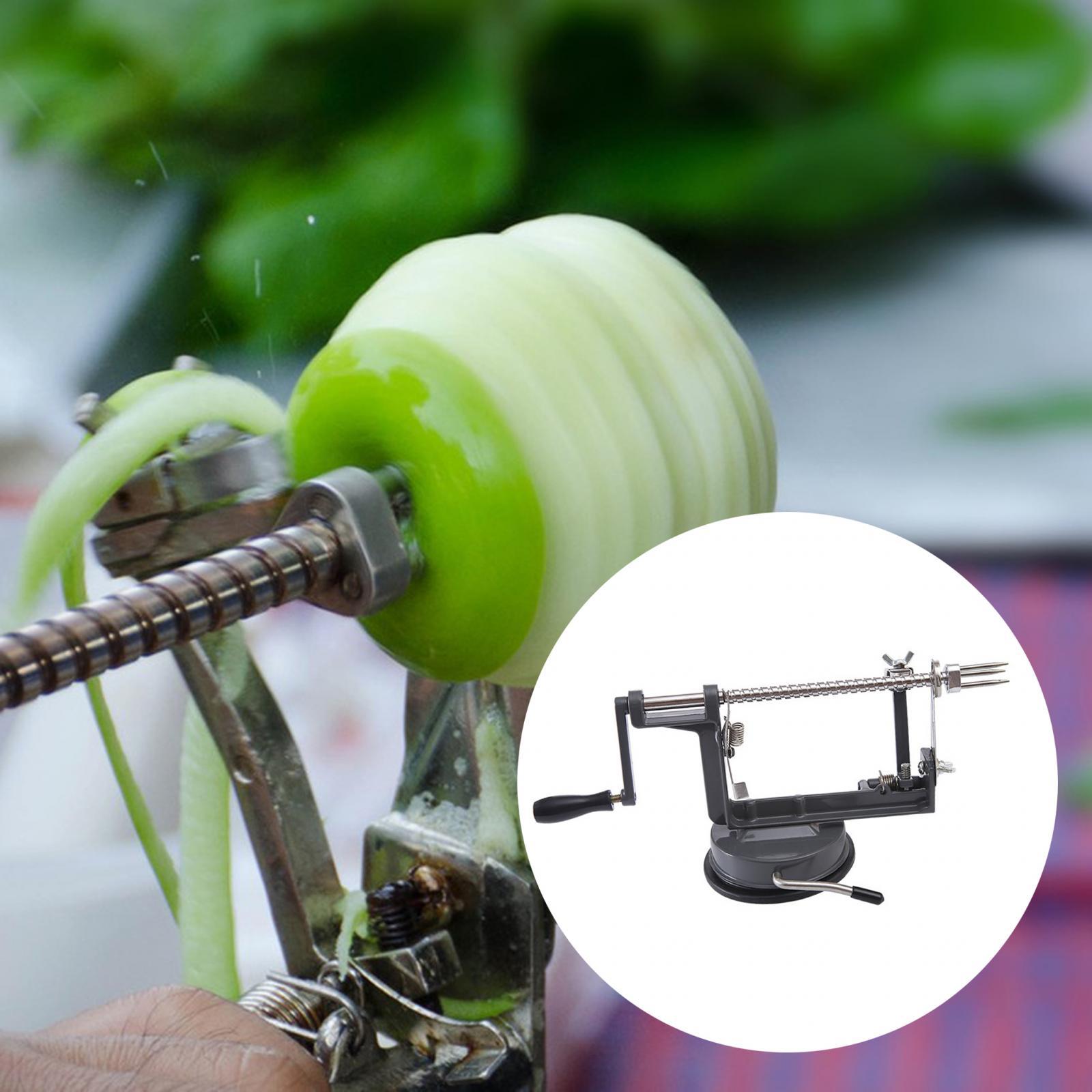 Fruit Peeling, and Corer Strong Scution Fruit Slicing Machine for Shop ...