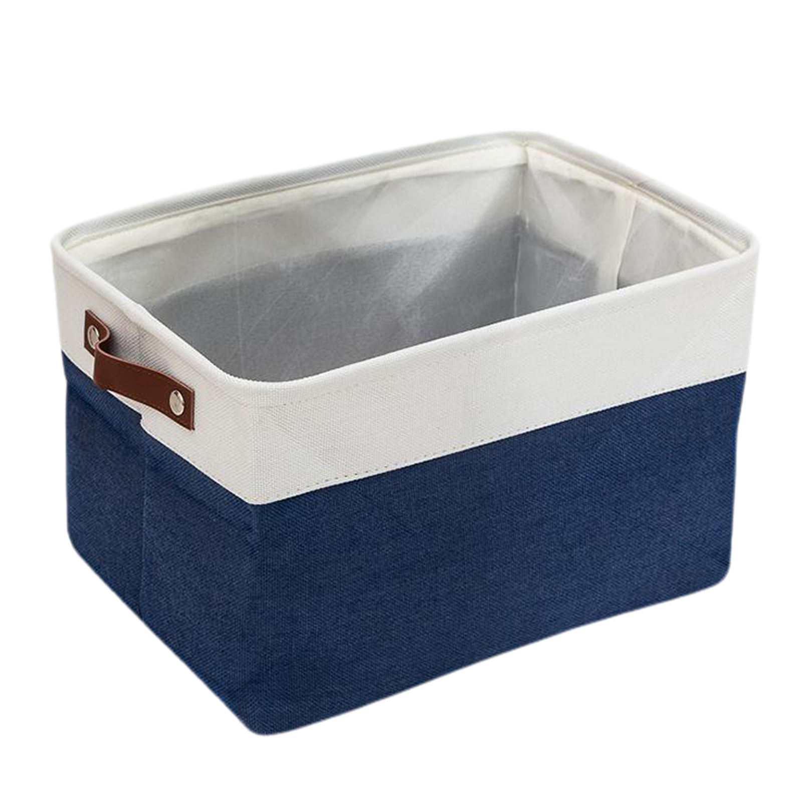 Leather Handle Storage Bin Bascket Desktop Collections - Hepsiburada Global