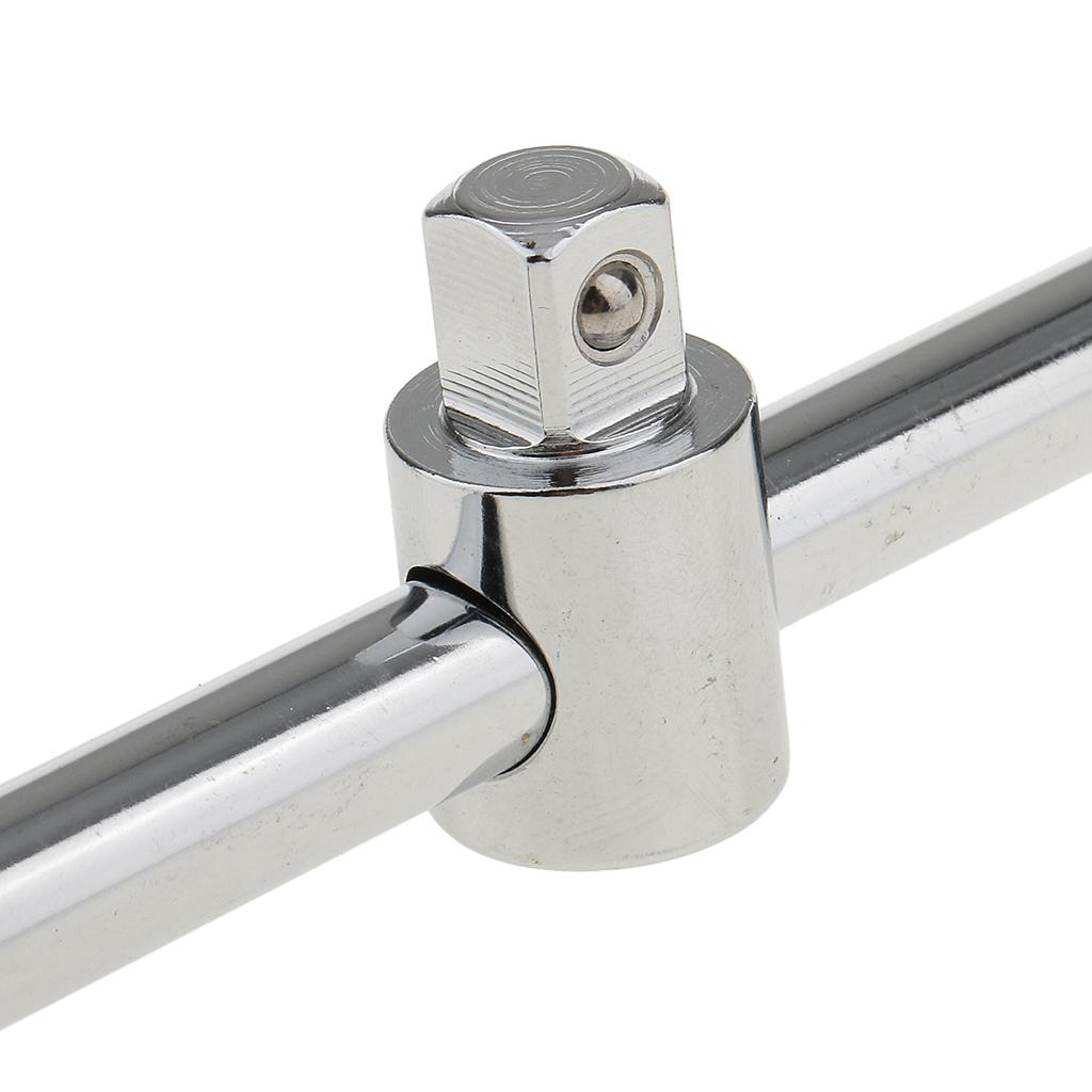 3/8" 10mm Drive Sliding Handle Socket Wrench Ball Bearing Lock ...