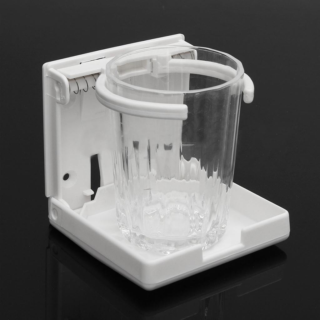 Adjustable Folding Cup Drink Holder Marine Boat Truck Car RV White ...