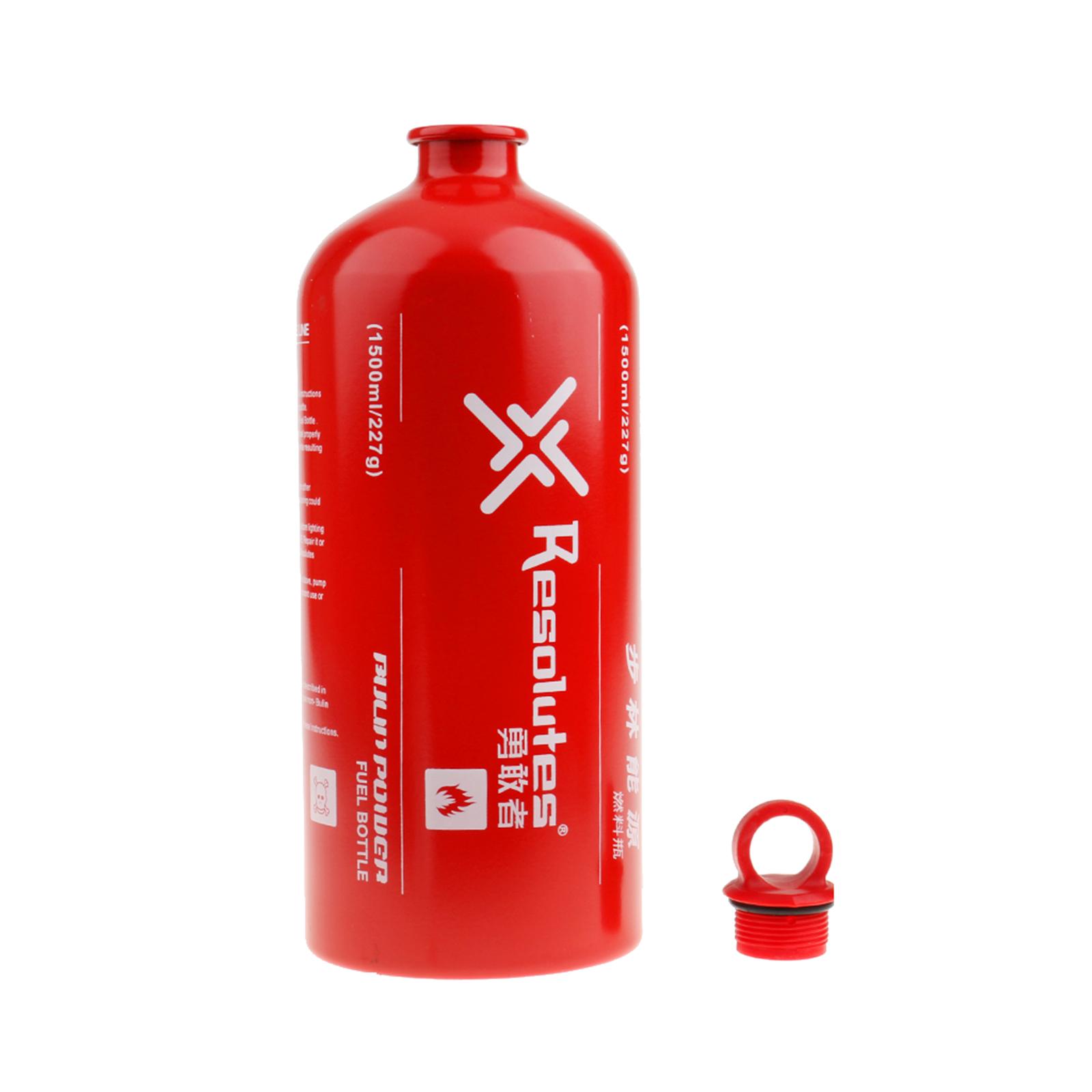 Aluminum Bottle Outdoor Camping Gas Oil Container, 1500ML 1500ml ...