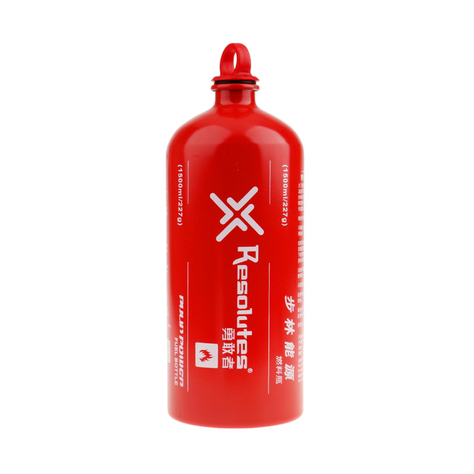 Aluminum Bottle Outdoor Camping Gas Oil Container, 1500ML 1500ml ...