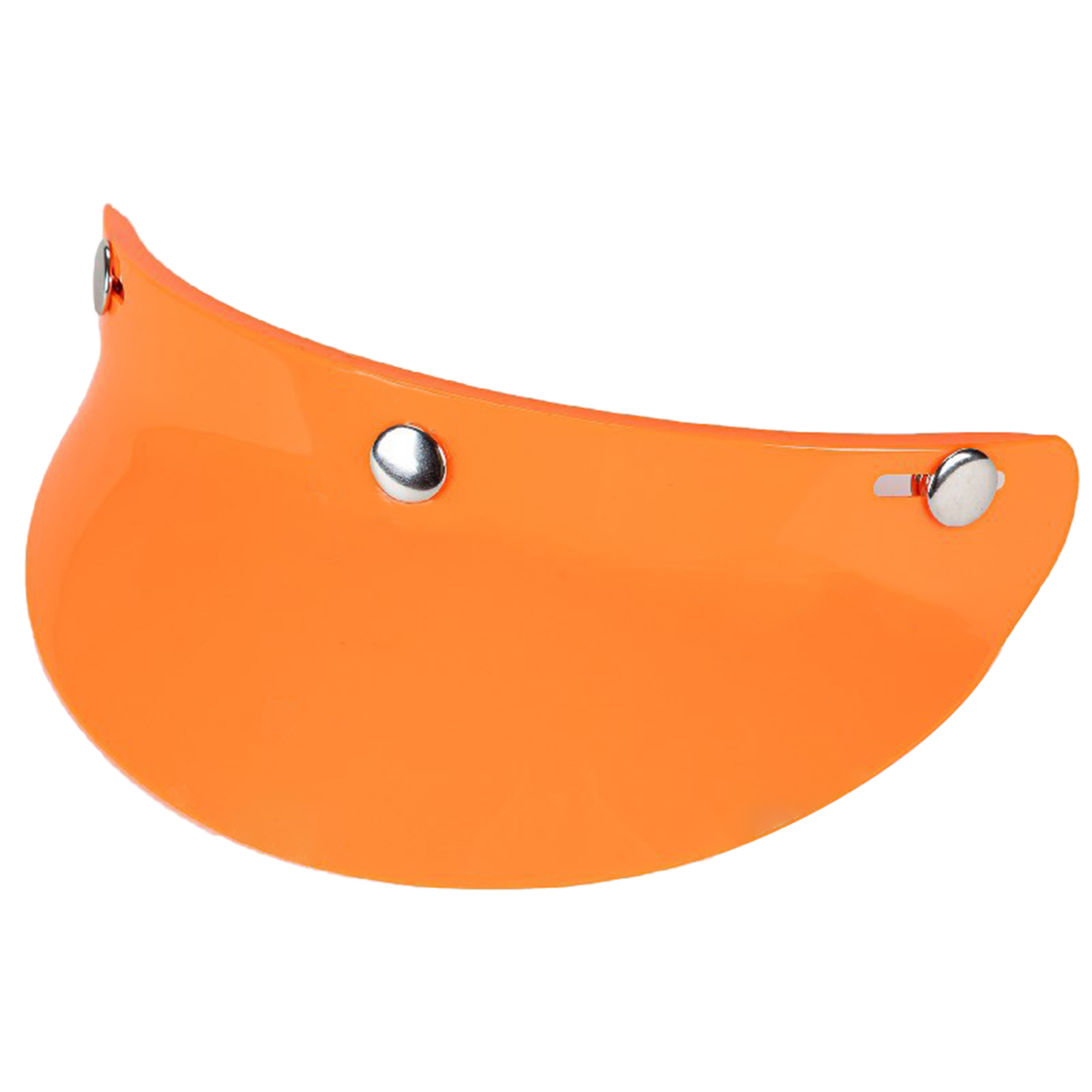 Retro 3 Snap Motorcycle Helmet Visor Peak Sunshield Protector Shield ...