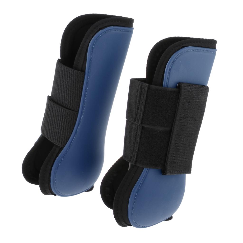 1 Leg Boots Hind or Front Leg Protect Wraps Dark Blue Fore Foot ...