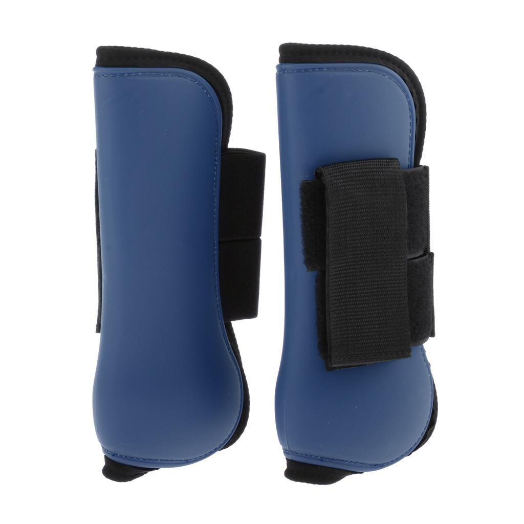 1 Leg Boots Hind or Front Leg Protect Wraps Dark Blue Fore Foot ...