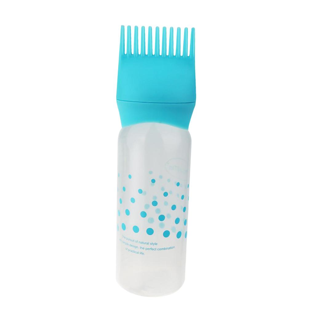 120ml Professional Salon Dye Hair Comb Empty Bottle with Applicator ...