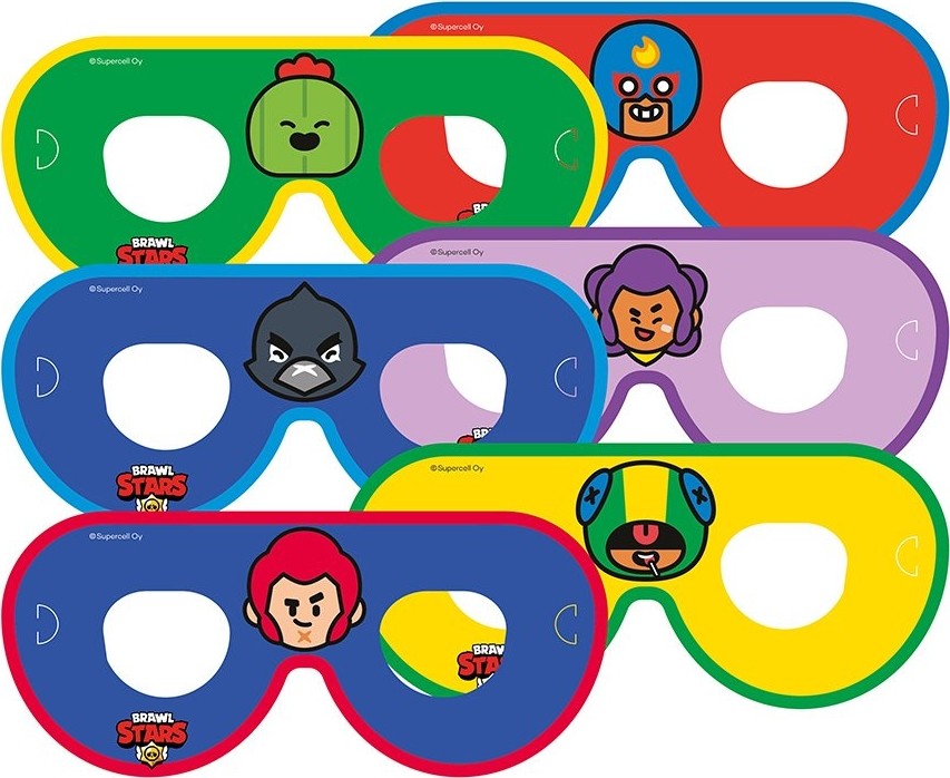 Balloon LSB5400 Brawl Stars 6 pcs masks - Hepsiburada Global