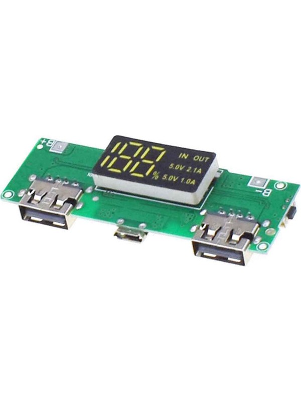 Guangdong Spirit LED Second USB 5V 2.4A 2A 1A Micro/Type-C USB 18650 ...