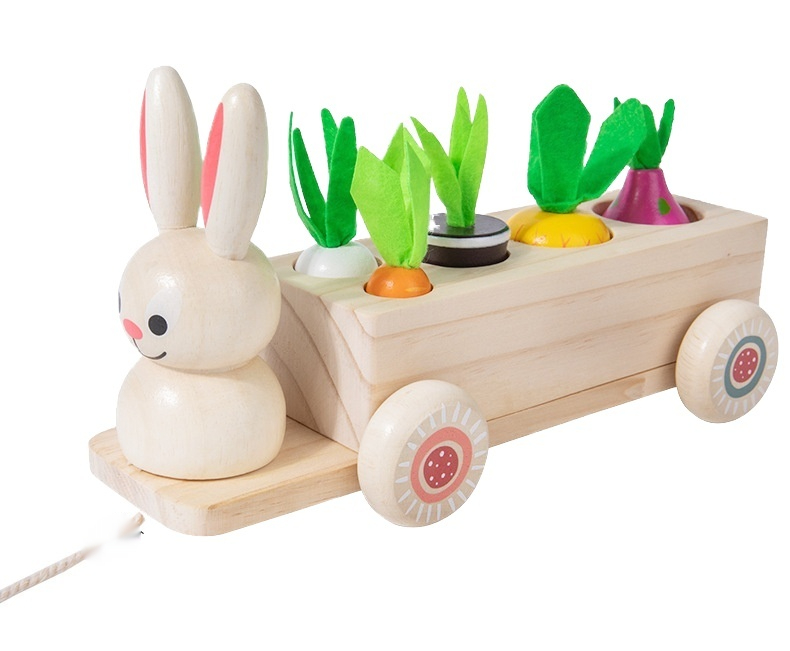 Rab pull cart fruit matching creative educational early education ...