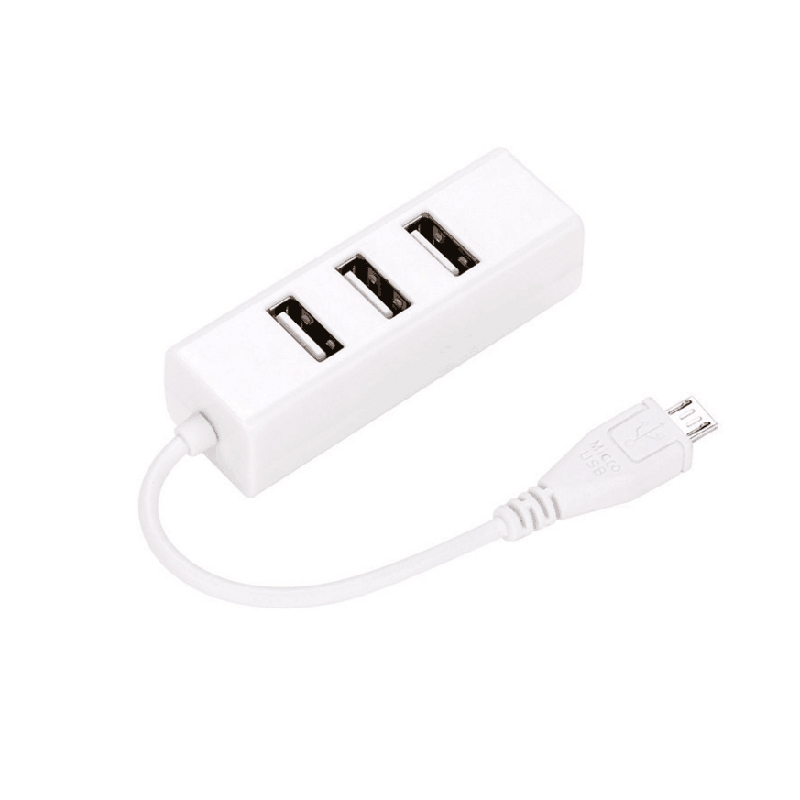 USB2.0 Micro-USB Four HUB One Four OTG HUB With charging OTG Small row ...