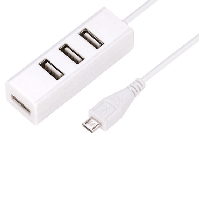 USB2.0 Micro-USB Four HUB One Four OTG HUB With charging OTG Small row ...