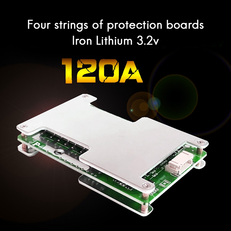 4S Lithium Protection Board 12.8V 120A BMS Lithium Iron Phosphate ...