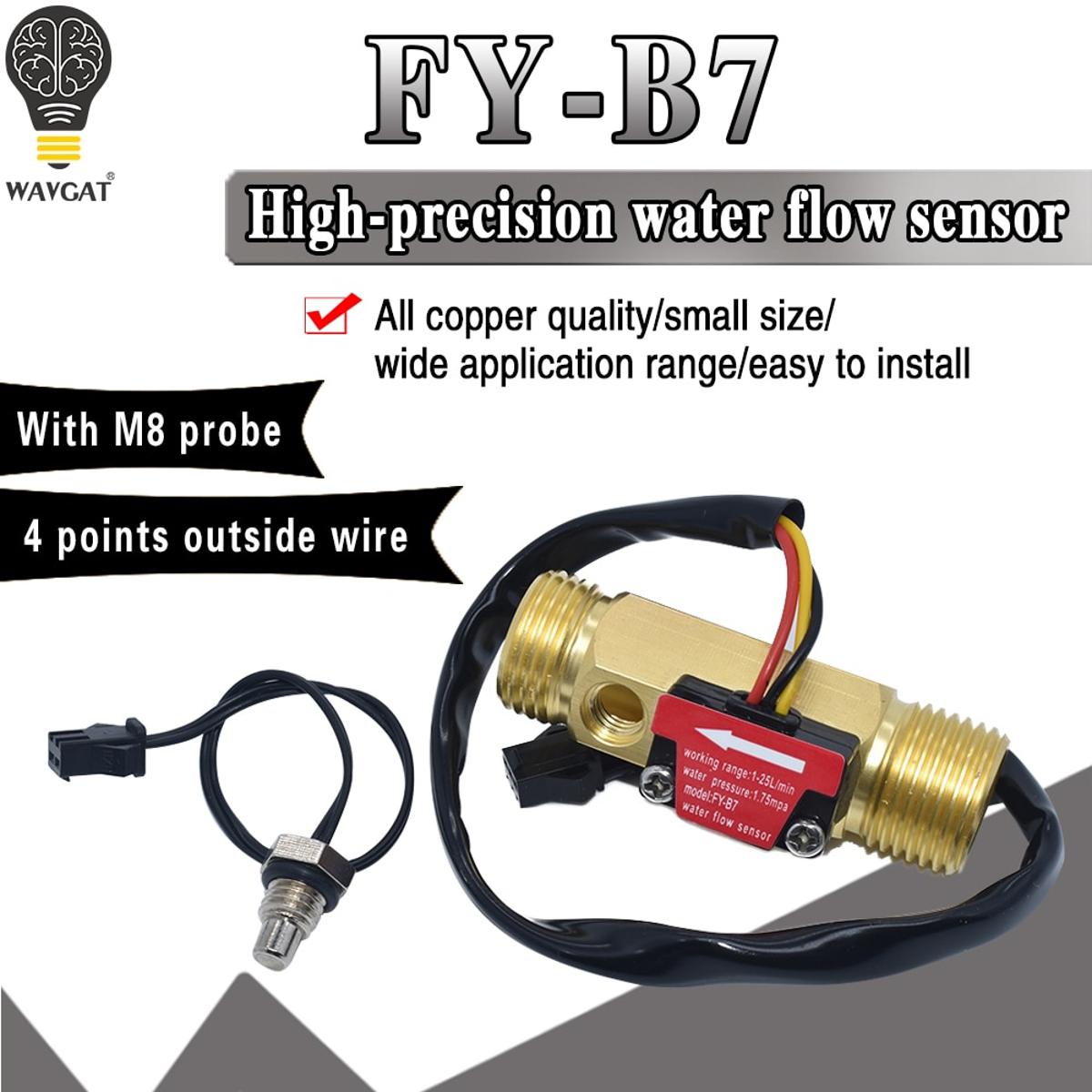 High precision water flow Hall sensor switching Brass water meter ...