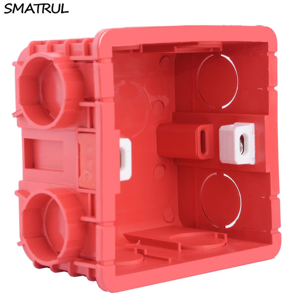 SMATRUL - 86*86mm Wall Switch Box - Socket Bottom Box - Junction Box ...