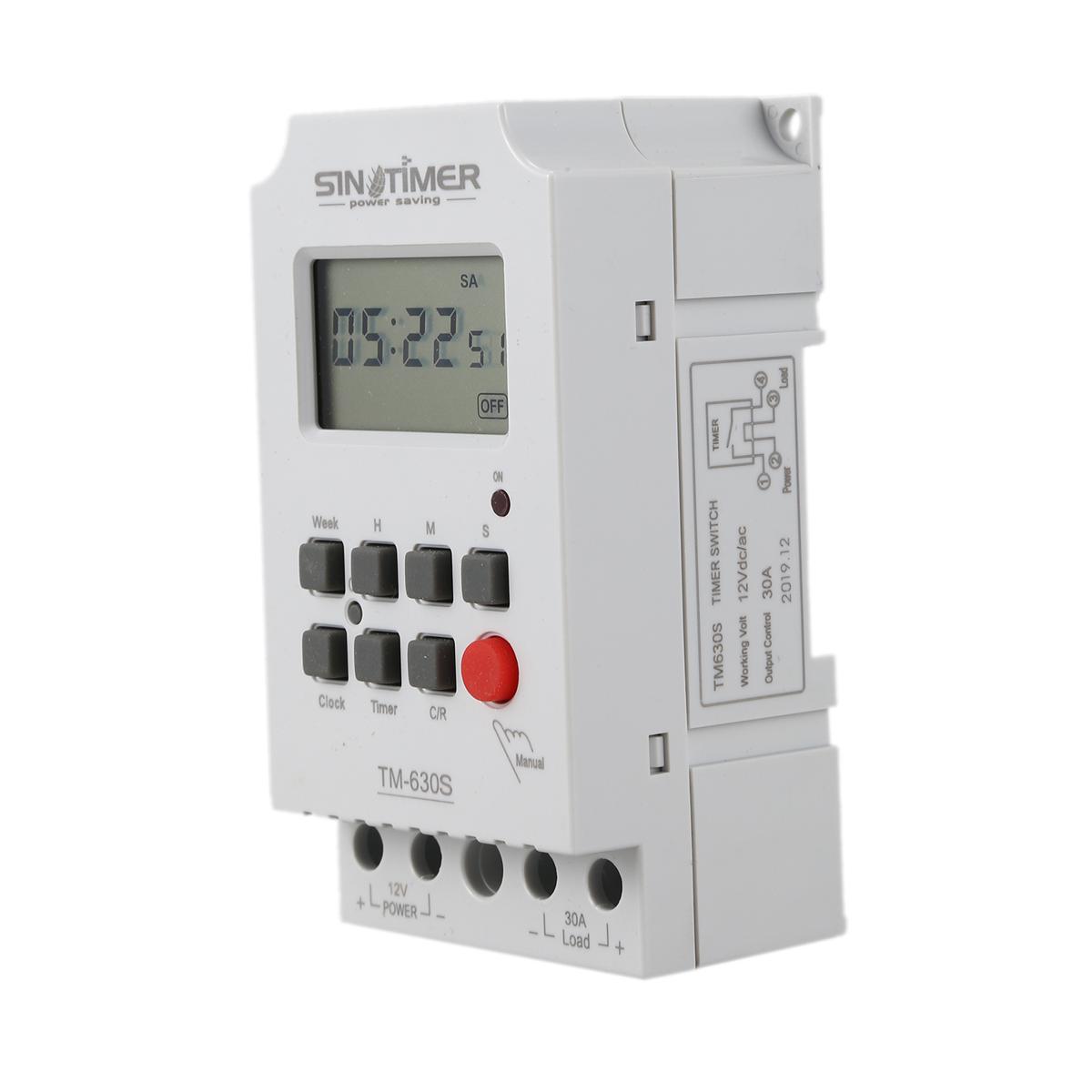 Sinotimer Tm630S-4 12V Seconds Control Timer Switch Large Screen ...