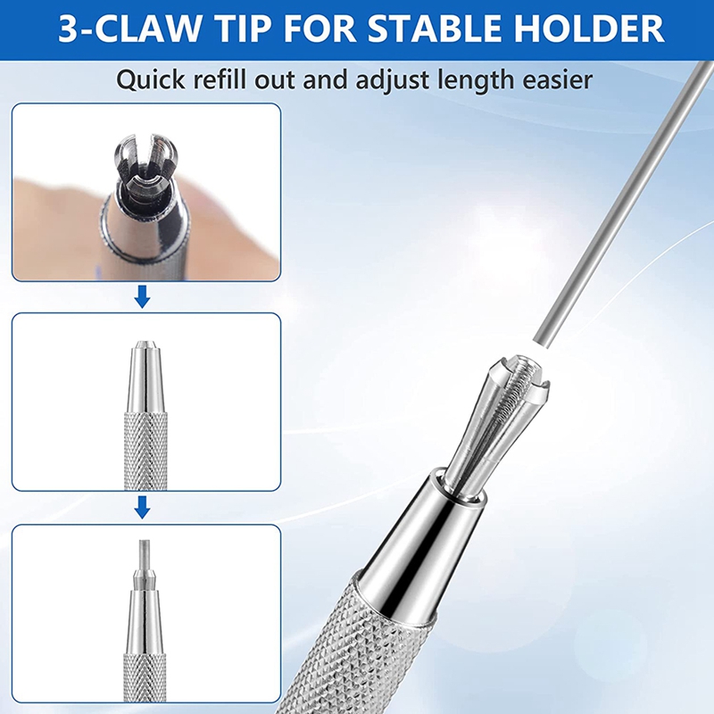 Mechanical Pencils Metal Marker with Builtin Sharpener for Pipe Fitter ...