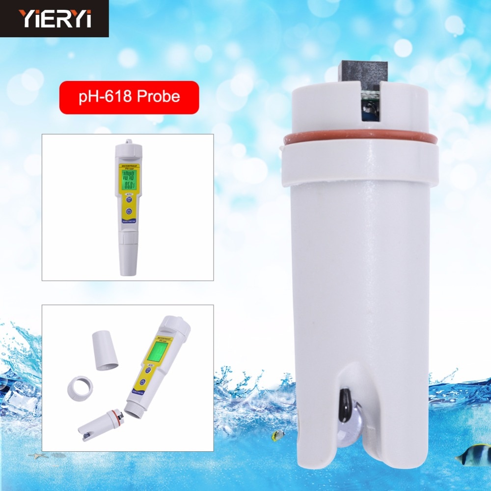 yieryi Replacement sensor for pH-618 Meter Automatic Correction ...
