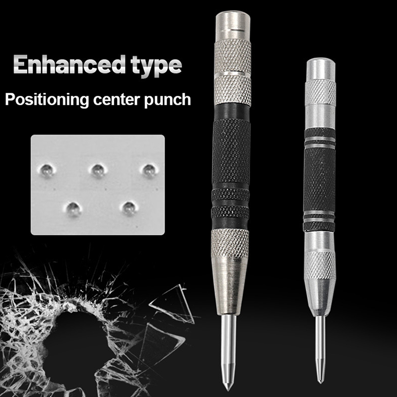 Automatic Center Punch Spring Loaded Locator Woodworking Metal Drill ...